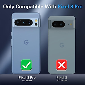 ANTSHARE for Google Pixel 8 Pro Case, [16 FT Military Grade Drop Protection], Slide Cover [Camera Protection] Heavy Duty Shockproof Phone Case for Pixel 8 Pro,Black