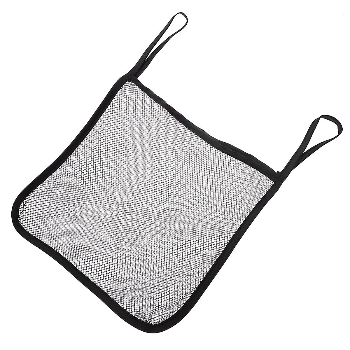 4Pcs Baby Stroller Bag,Oxford Hanging Mesh Stroller Bags Net Organizer 11.8"x12.5"(Black)