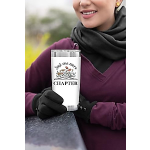 NewEleven Christmas Gifts For Book Lovers - Book Lovers Gifts For Women - Bookish Gifts for Readers, Librarians, Bookaholics, Bookworms - Birthday Gifts For Women, Her, Best Friend – 20 Oz Tumbler