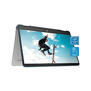 HP Chromebook 360 14a 2-in-1 Laptop, Intel Celeron Processor, 4 GB RAM, 32 GB eMMC, 14” HD (1366 x 768) Chrome OS, Webcam & Dual Mics, Work & Play with Long Battery Life (14a-ca0060nr, 2021)