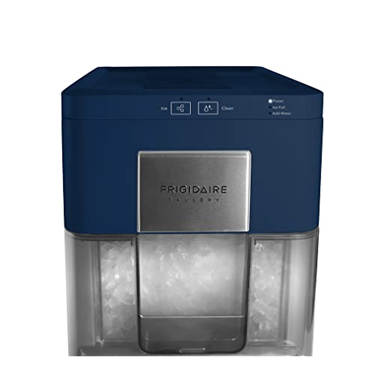 FRIGIDAIRE Gallery EFIC255 Countertop Crunchy Chewable Nugget Ice Maker, 44lbs per Day, Auto Self Cleaning, 2.0 Gen, Navy