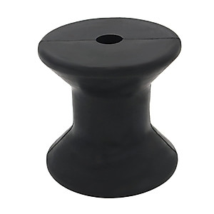 UANOFCN 3" Width Boat Trailer Bow Stop Roller by 1/2" Shaft Non Marking Rubber