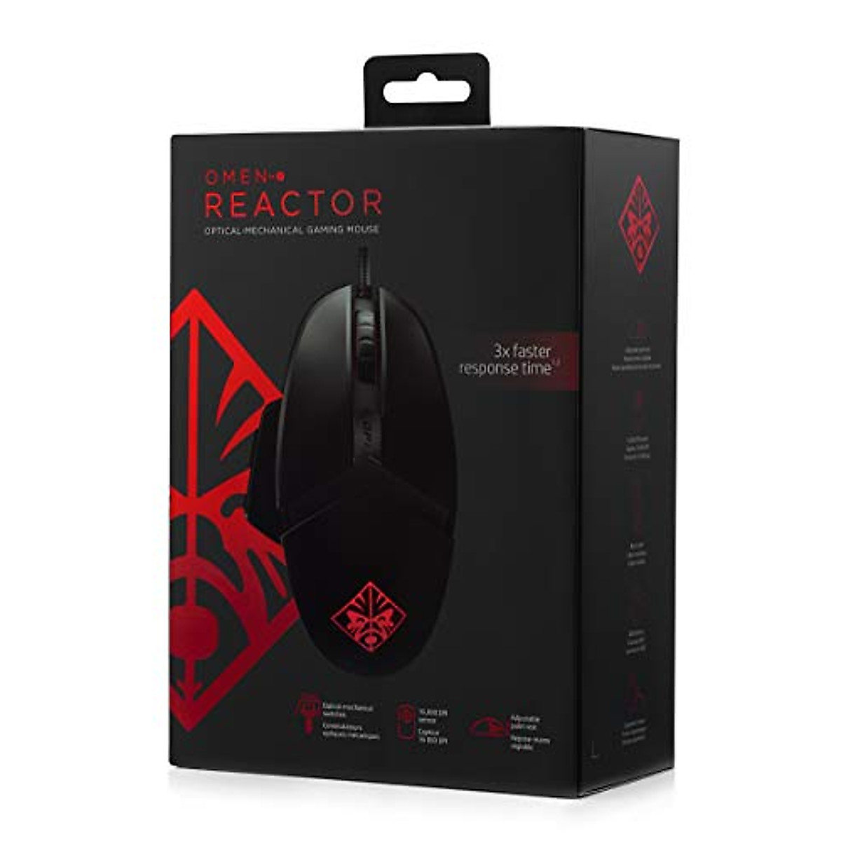 OMEN by HP Wired USB Gaming Reactor Mouse (Black/Red)