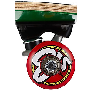 SANTA CRUZ Classic Dot Mid Sk8 Completes, Green 7.80in x 31.00in