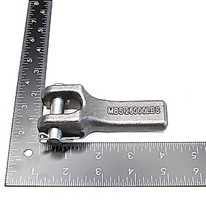 (Pack of 2) 3/8 inch Weld-On Safety Chain Retainer for Truck Trailer Hitch