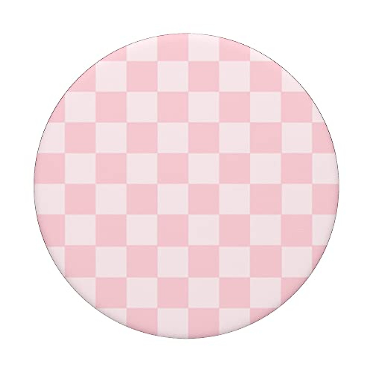 Classic Checkered Checker Checkerboard Blush Pink Pattern PopSockets Swappable PopGrip