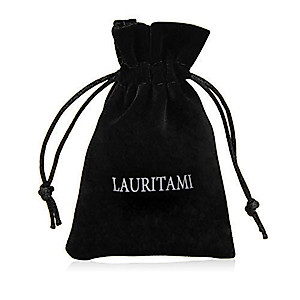 LAURITAMI 16G Stainless Steel Septum Clicker Piercing Jewelry, 6Pcs Set, Black