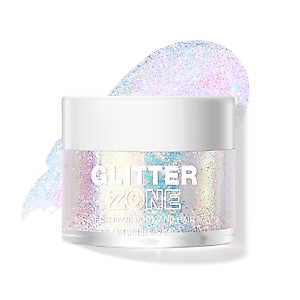 BestLand Holographic Body Glitter Gel - Cosmetic-Grade, Christmas Glitter Makeup for Face, Body, and Hair, Safe and Easy to Use, Perfect for Festivals Parties, Vegan & Cruelty Free (02 Stardust Pink)
