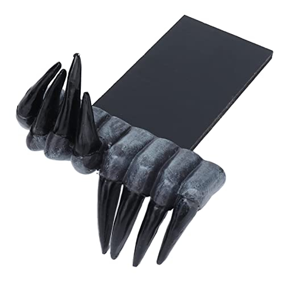 3D Bookmark,Scary Bookmark,Creepy Claw Hand Bookmark Scary, Thriller Devil's Hand Bookmark, Black Resin Demon Hand Bookmark, Horror Book Mark, Creative 3D Bookmarks for Adults, Bookshelf Gift