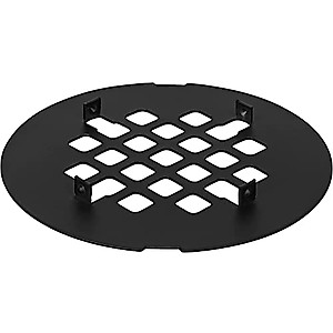 4-1/4" Snap-in Shower Drain Grate Strainer Replacement Cover Oil Rubbed Bronze Round