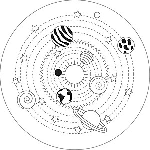 Celestial Embroidery Pattern Transfers (set of 10 hoop designs!)