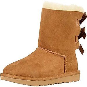 UGG Unisex-Child Mini Bailey Bow Ii Boot, Chestnut, 02