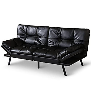 SLNFXC Sofa Bed Linen Memory Foam Couch Convertible Love Seat for Compact Living Spaces Offices Apartments