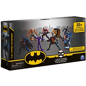 Batman 2-inch Scale 8-Pack of Collectible Mini Action Figures (Amazon Exclusive), Kids Toys for Boys Aged 3 and up