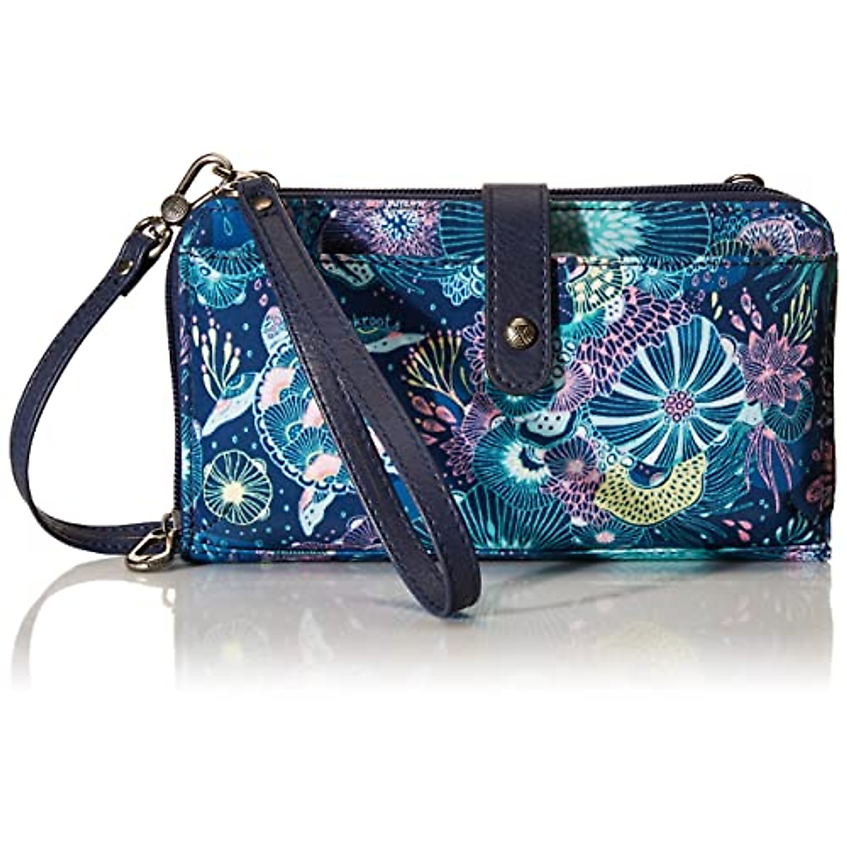 Sakroots womens Women's Eco-twill crossbody, Royal Blue Seascape, One Size US