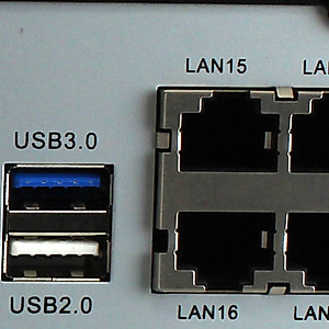 GW Security 16 Channel H.265 4K 2160p HDMI NVR Network Video Recorder, 16CH PoE Port - Compatible with 12MP/ 8MP /5MP 1080P Realtime ONVIF IP Camera (Pre-installed 4TB HDD, 2X HDD bay, up to 28TB)