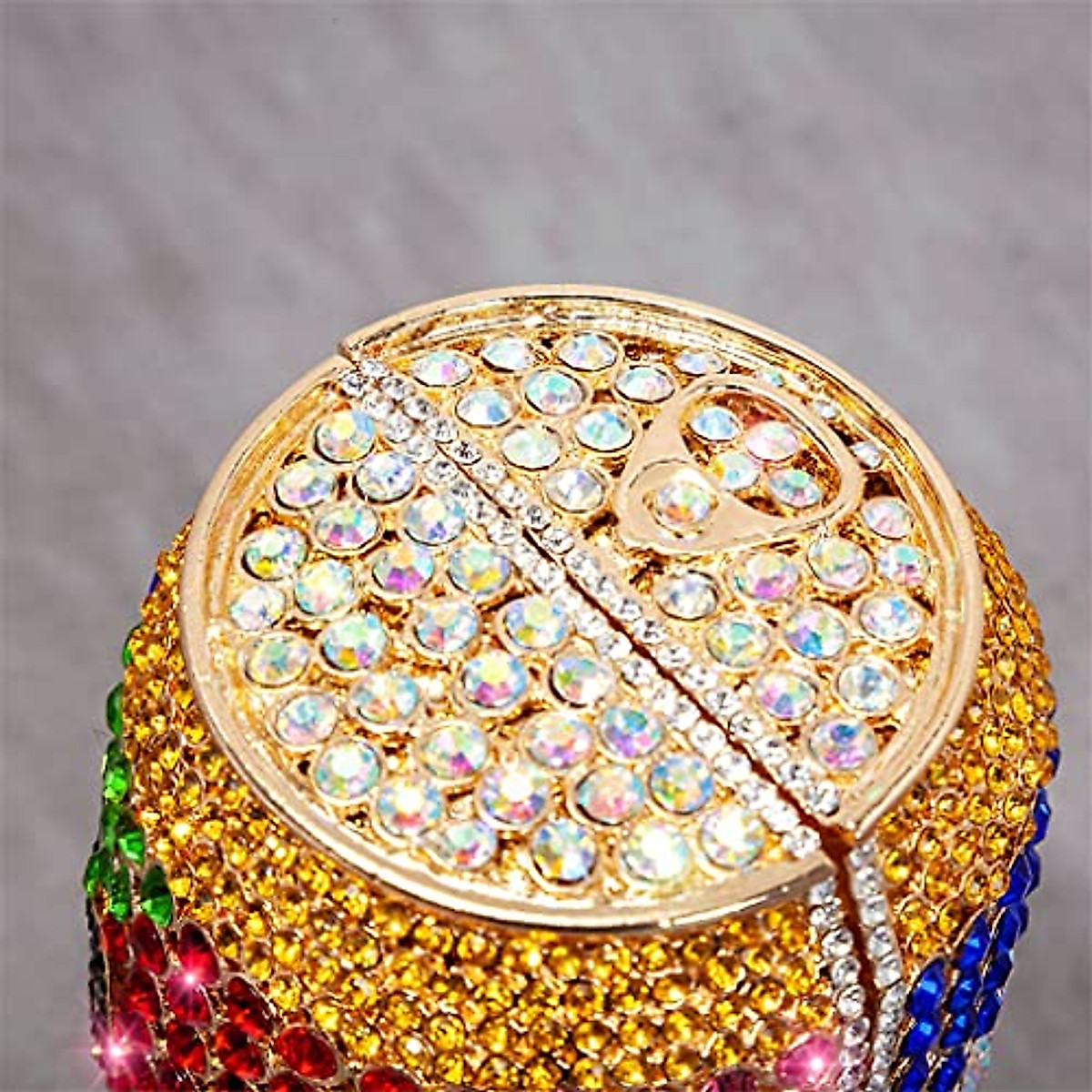 DOUBAO Coke Can Diamond Evening Clutch Crystal Rhinestone Wallet and Tote