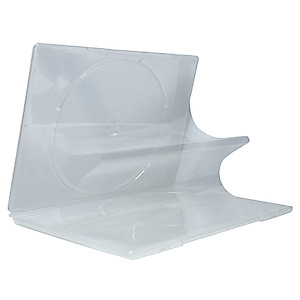 Mediaxpo 25 Slim Clear Double DVD Cases 7MM