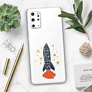 DesignSkinz I Love You to The Moon and Back Protective Vinyl Decal Wrap Skin Cover Compatible with The Samsung Galaxy S20 (Screen Trim & Back Glass Skin)