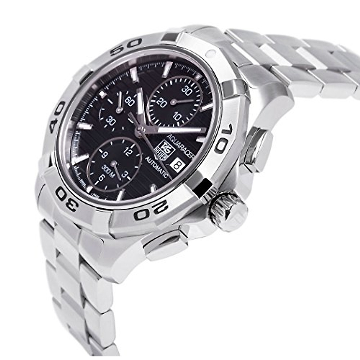 TAG Heuer Men's CAP2110.BA0833 Aquaracer Black Chronograph Dial Watch