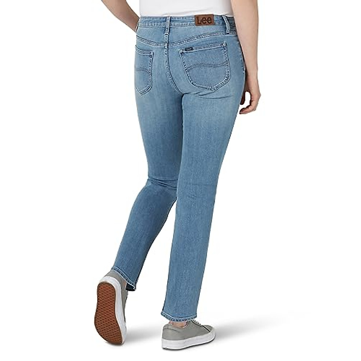 Lee Women's Legendary Mid Rise Straight Leg Jean Anchor 8
