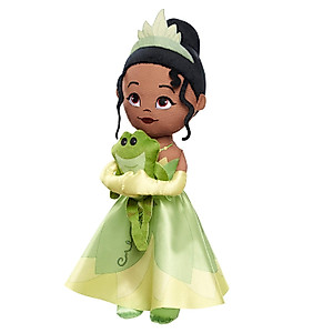 Disney Princess Lil' Friends Plush Tiana & Naveen 14.5-inch Plush Doll, Officially Licensed Kids Toys for Ages 3 Up, Gifts and Presents by Just Play