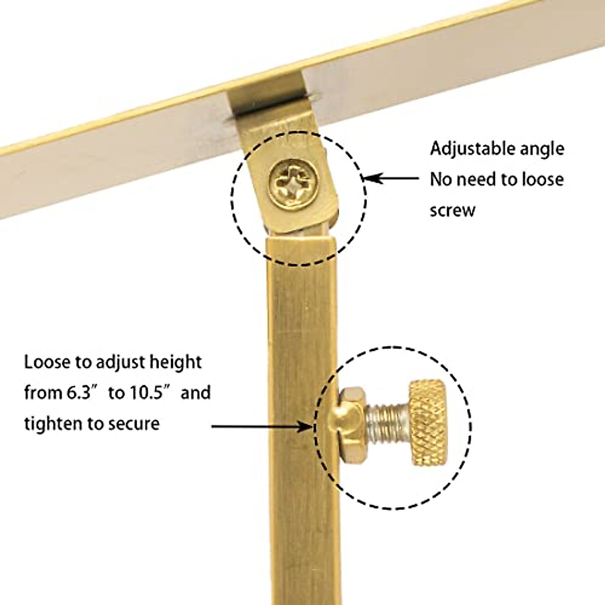 DZLOHAS Shoe Display Stand Golden, Risers Stand Countertop Adjustable Shoe Rack Retail Supplies Stainless Steel Shoe Display, 2 Sets of Shoe Rack (Style2, Golden)