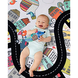 Skip Hop Baby Play Mat, Reversible Foam Floor Mat, 86" x 52", Vibrant Village
