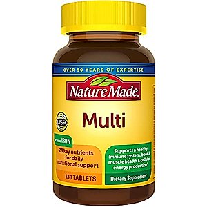 Nature Made Multi Complete Tablets - 130 ct, Pack of 2