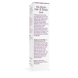 Hyalogic Biotin Volumizing Hair Spray with Hyaluronic Acid for Thinning Hair | Promotes Thicker, Healthier Locks and Scalp | 4 fl oz (118ml)