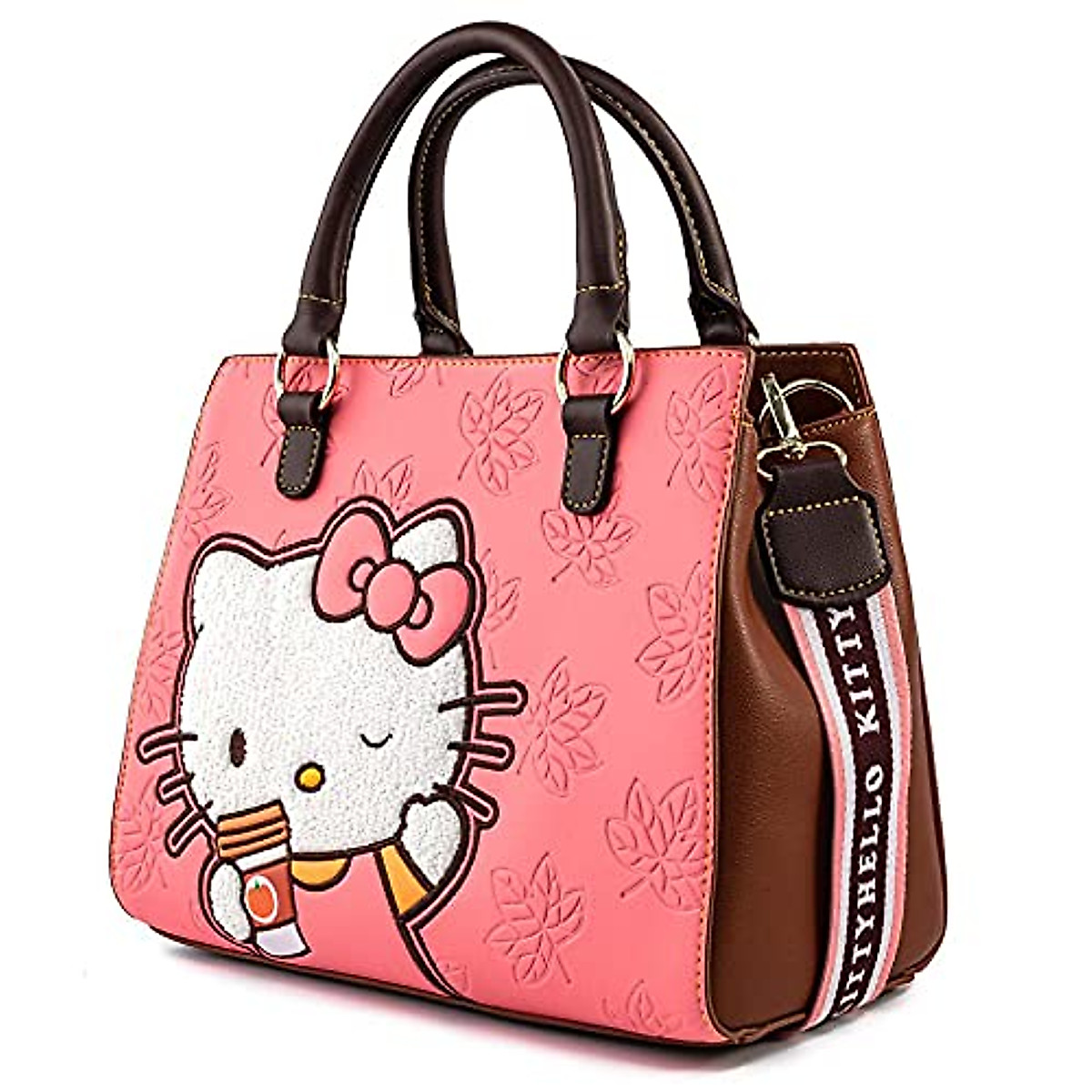 Loungefly Hello Kitty Pumpkin Spice Latte Wave Cross Body Bag