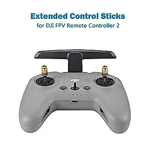 Hanatora Remote Controller Extension Joystick Stick for DJI RC Pro,FPV Remote Controller 2,Aluminum Metal Control Extender Thumb Replacement Accessories