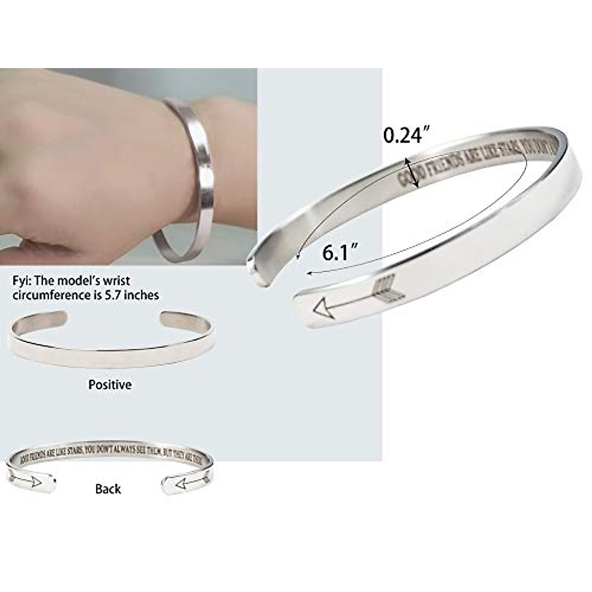 Birthday Gifts for Friends,Birthday Gifts for Friends Female,Christmas Gifts,Good Friends are Like Stars Gifts,Gifts for Female Friends,Best Friend Tumbler,Friendship Mug,Birthday Present for Friends