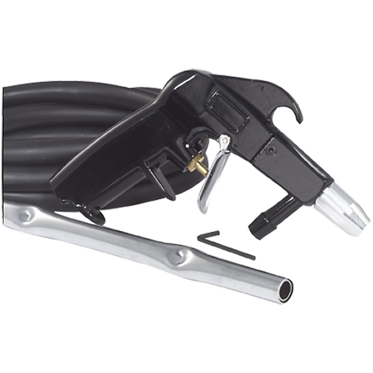 Sand Blaster with 10 Foot Hose, Sand Blast Gun, and Wrench - Siphon Feed (Campbell Hausfeld AT122601AV) , Black