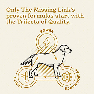 Missing Link Ultimate Skin and Coat Dog Supplement, 1 Pound each (Pack of 3)