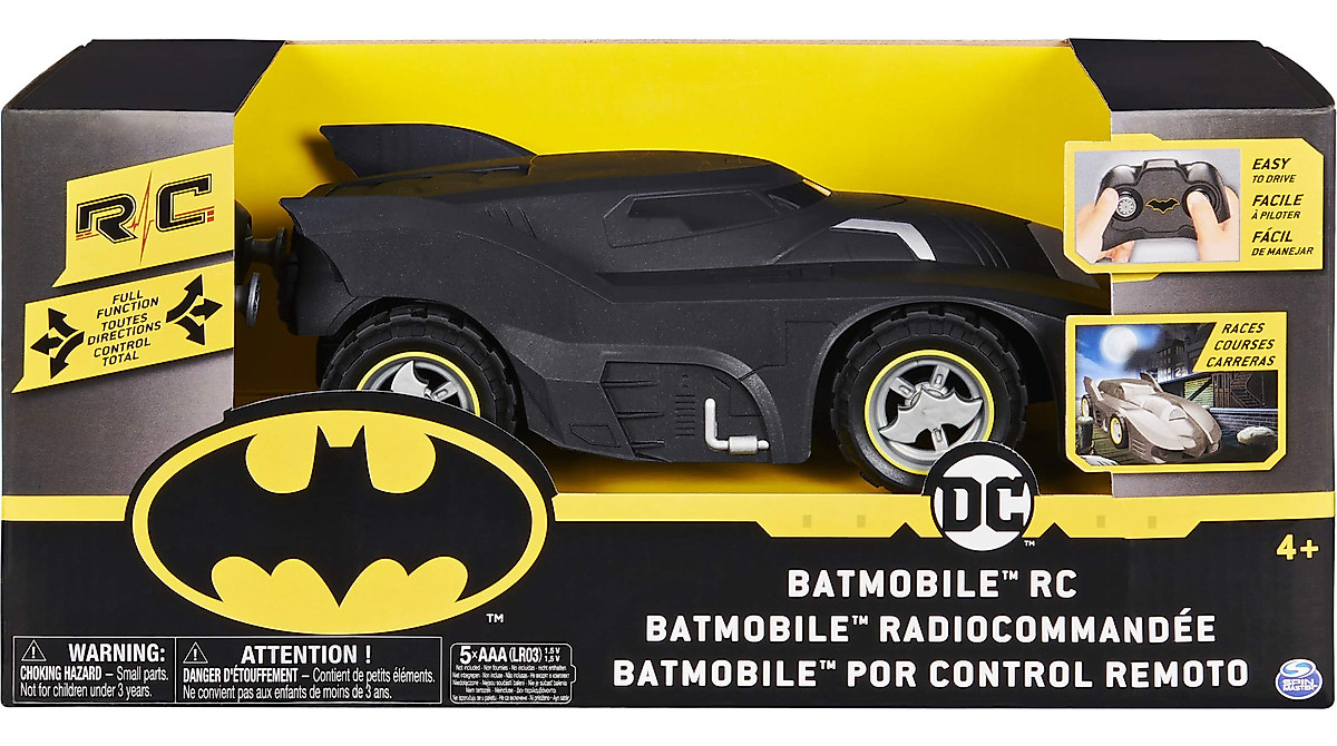 Batman Batmobile RC Vehicle - Perfect for Kids Aged 4+