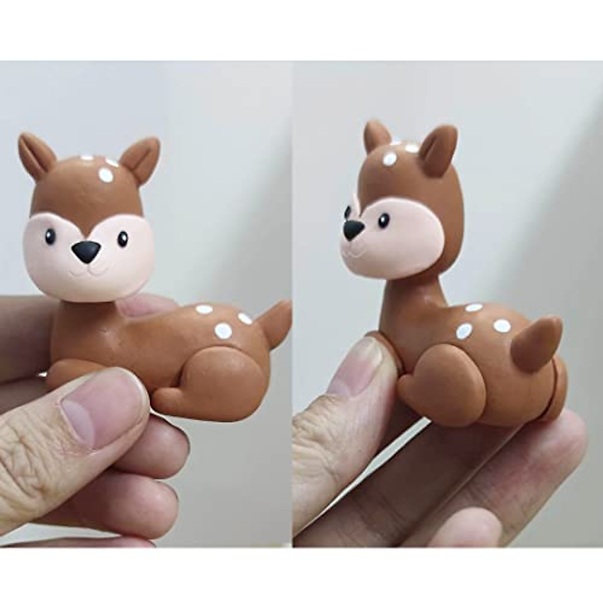 Woodland Cake Topper Fox Raccoon Deer Pine Cones Mushroom for Baby Shower Birthday