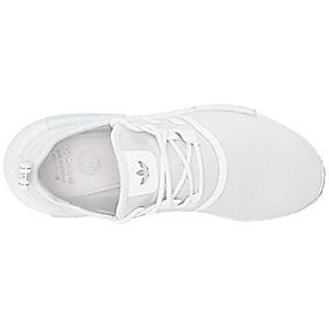 adidas Originals womens Nmd_r1's Sneaker, White/White/Silver Metallic, 7.5 US