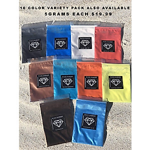 *Bora Bora* Blue Premium Black Diamond Mica Powder Pigments | Versatile DIY Arts and Crafts Additive | Ideal for Resin, Epoxy, Soap Making, Acrylic, Woodworking, and Bath Bombs