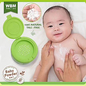 WBM Care Baby Care Gift Set with Baby Oil,Baby Powder and Face Cream - Essentials Skin Care Products,Baby & Mommy Gift Set, 3 Items