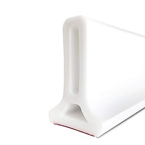 Duzzy 39 Inch Collapsible Shower Water Dam Shower Stopper Barrier and Retention System and Keeps Water Inside Threshold Dry and Wet Separation Suitable for Bathroom and Kitchen