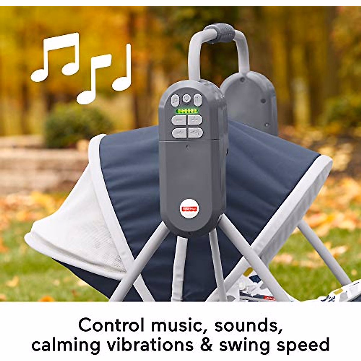 Fisher-Price GKH38 On The Go Swing, Citron Wedges