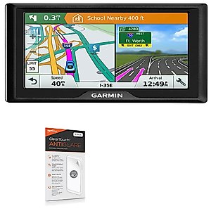 BoxWave Screen Protector Compatible with Garmin Drive 51 LM (Screen Protector ClearTouch Anti-Glare (2-Pack), Anti-Fingerprint Matte Film Skin for Garmin Drive 51 LM