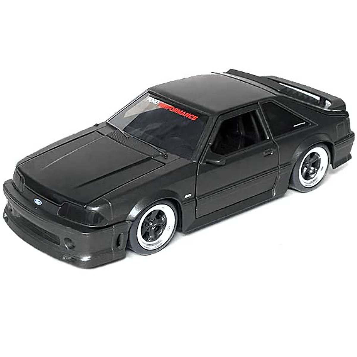 New Jada 1989 GT Matt Black Bigtime Muscle Series 1/24 Diecast Model Car by Jada 33605