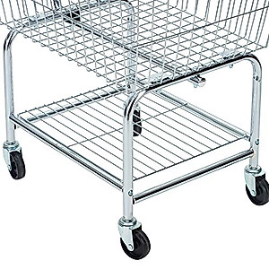 Organize It All Deluxe Laundry Valet, Basket and Clothes Hanger, Rolling Cart