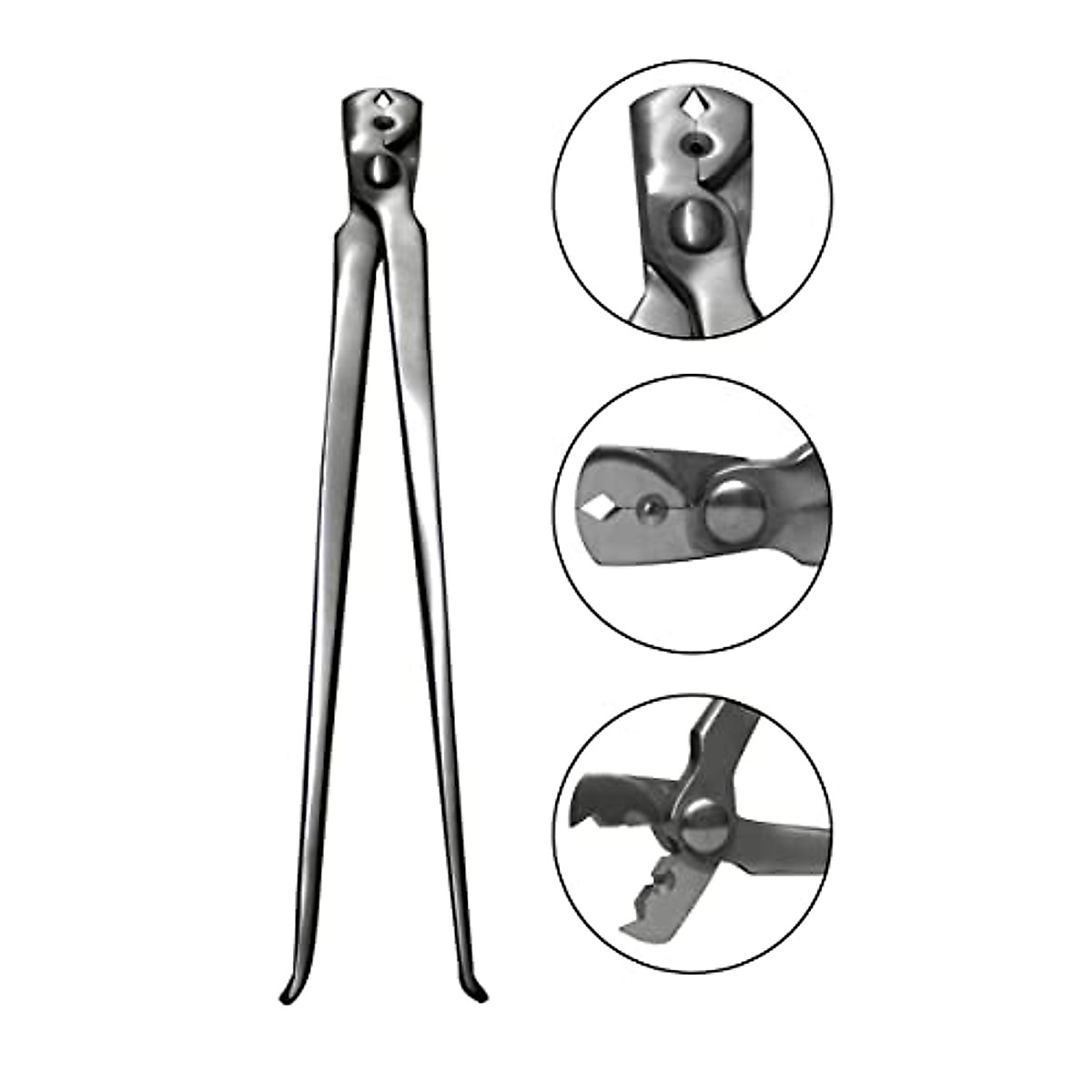 Crease Nail Puller 13", Farrier Tools, Hoof Clinch Removal, Horse Shoe Nail