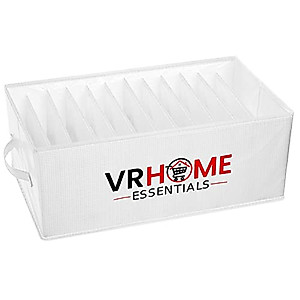 VR HOME ESSENTIALS Closet Organizers and Storage | Clothes Organizer | 12 Grid | Shirt Organizer | Drawer Organizer for Clothing | Wardrobe Clothes Organizer | Closet Organizer