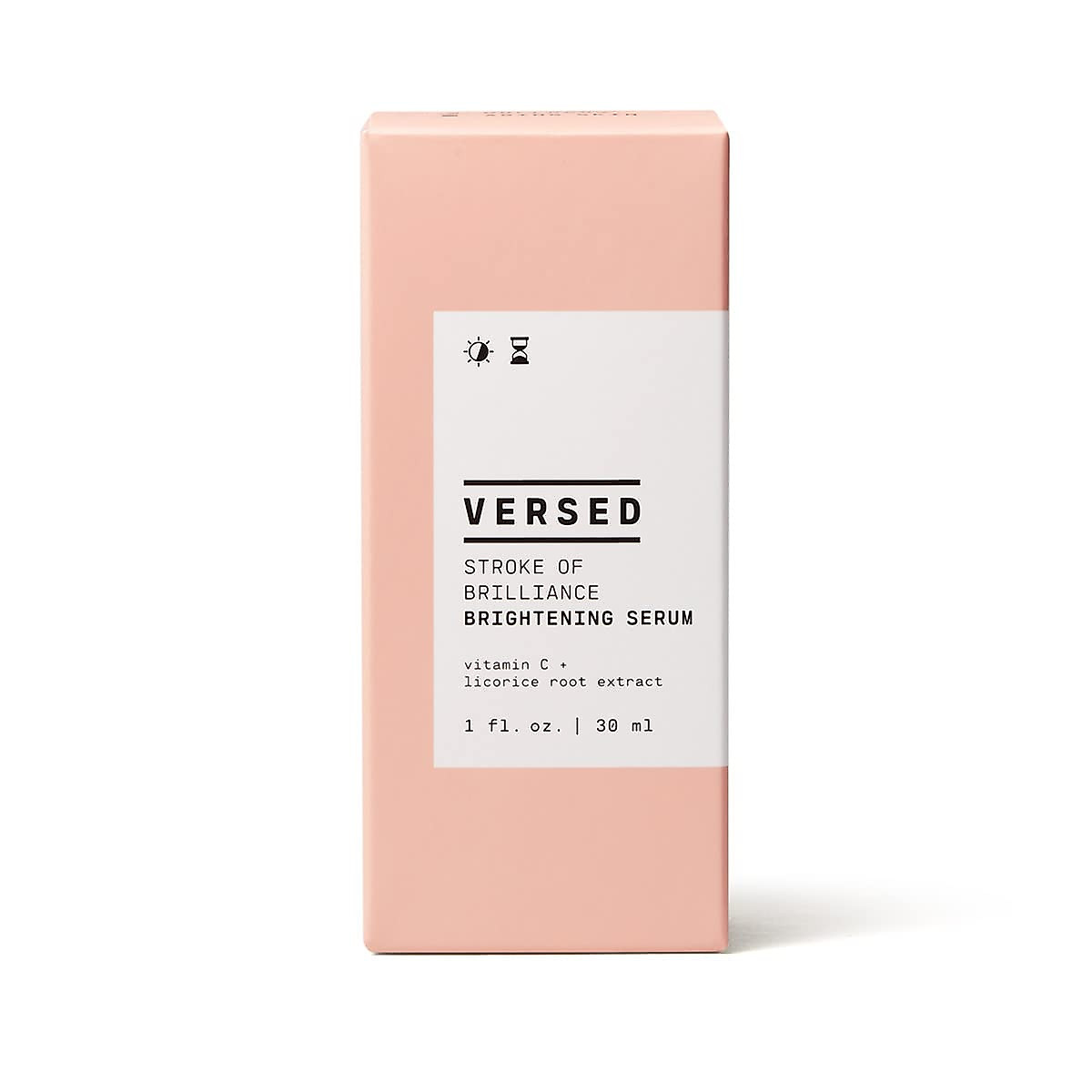 Versed Stroke of Brilliance Brightening Serum - Discoloration Correcting Serum with Vitamin C + Licorice Root to Even Skin Tone - Firming, Hydrating, and Strengthening Skin Care - Vegan (1 fl oz)