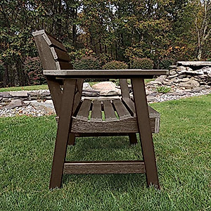 Highwood AD-CHGW1-ACE Weatherly Garden Chair, Weathered Acorn