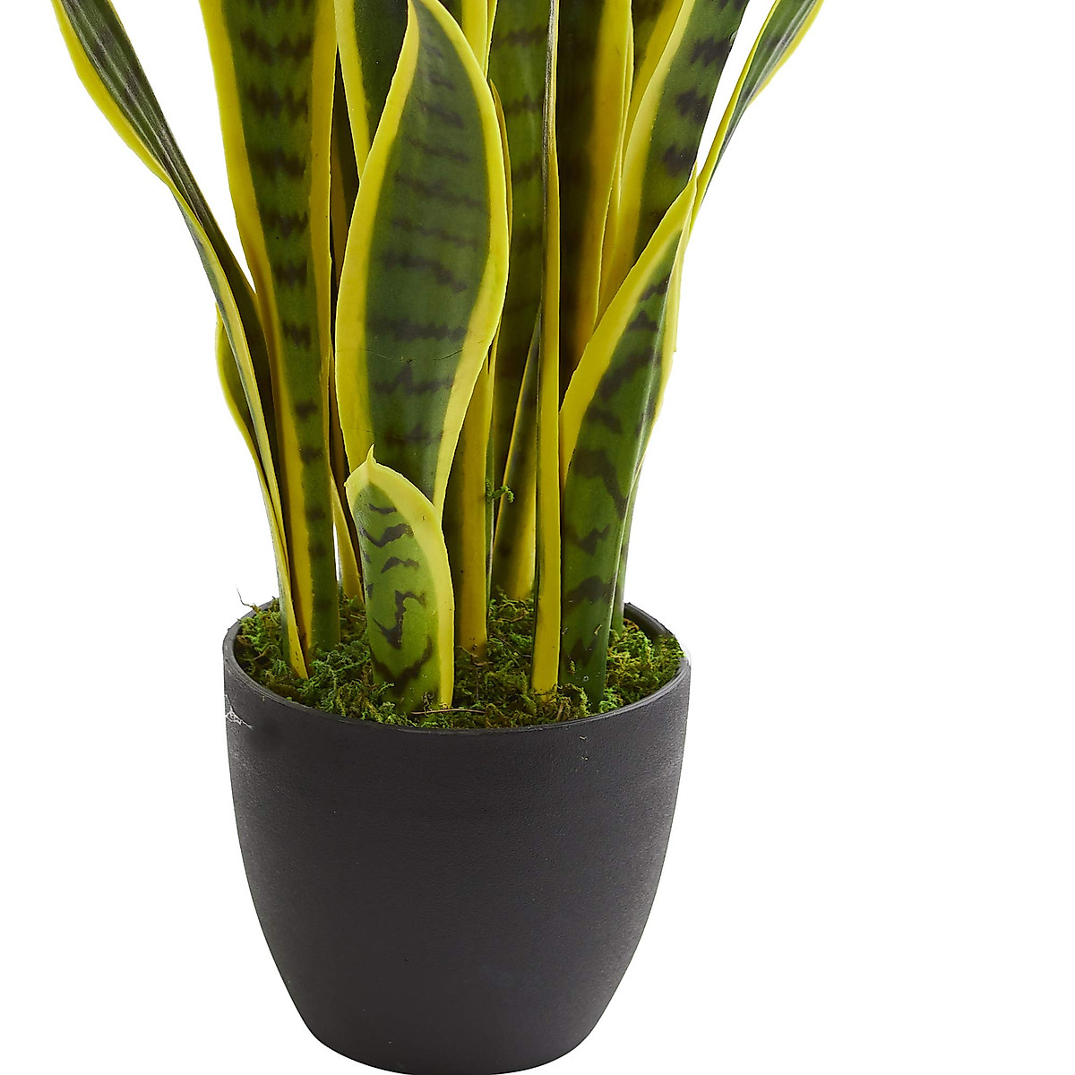 Nearly Natural 26 in. Sansevieria Artificial Silk Plants, Green